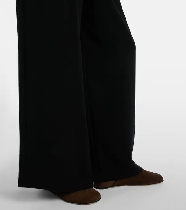 Max Mara Donata Satin Wide-leg Pants