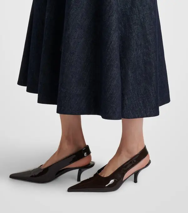 Max Mara Ambra Denim Wrap Dress - Blue