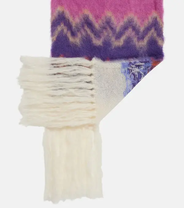 Isabel Marant Amanie Fringed Scarf - Pink