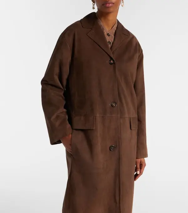 Max Mara Ortensia Suede Coat