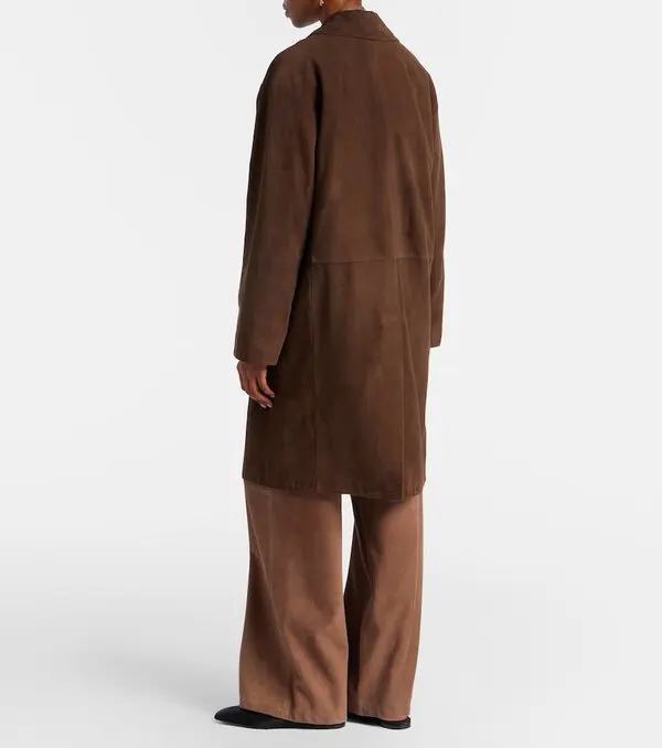 Max Mara Ortensia Suede Coat