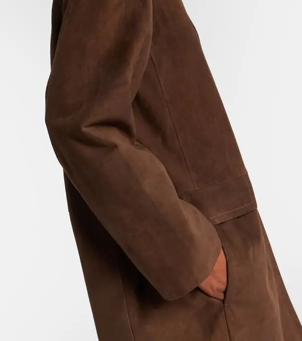 Max Mara Ortensia Suede Coat