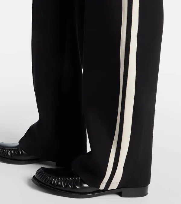 Max Mara Vento Cotton-blend Jersey Sweatpants