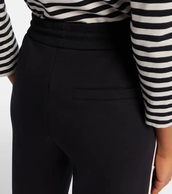 Max Mara Vento Cotton-blend Jersey Sweatpants