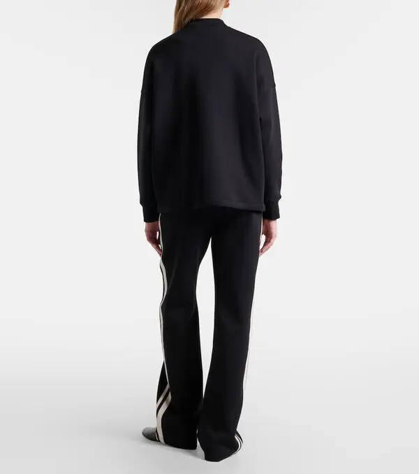 Max Mara Vento Cotton-blend Jersey Sweatpants