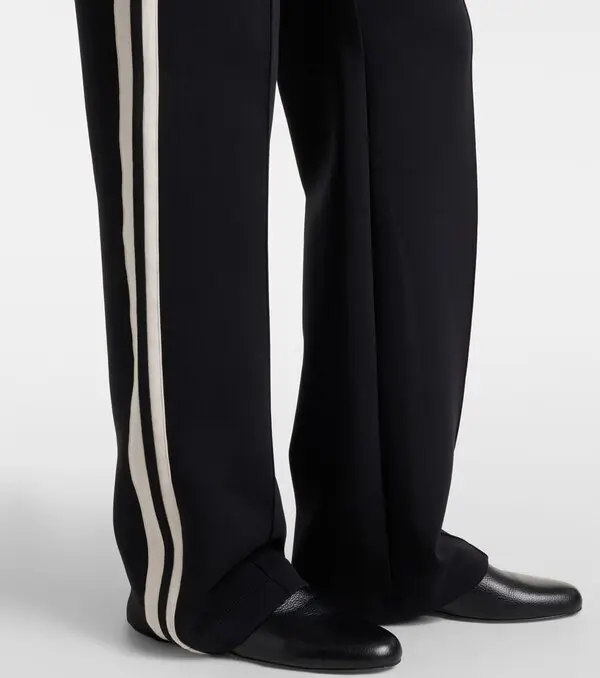 Max Mara Vento Cotton-blend Jersey Sweatpants