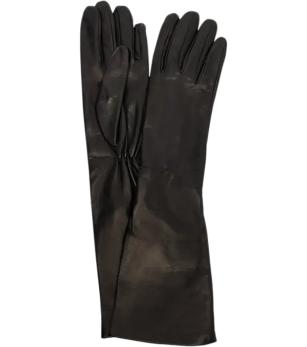 TOTEME Leather Gloves - Black