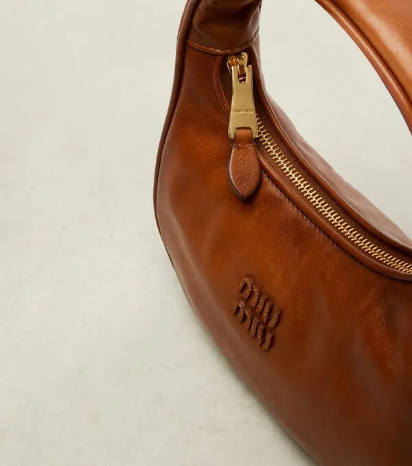 Miu Miu Wander Leather Shoulder Bag