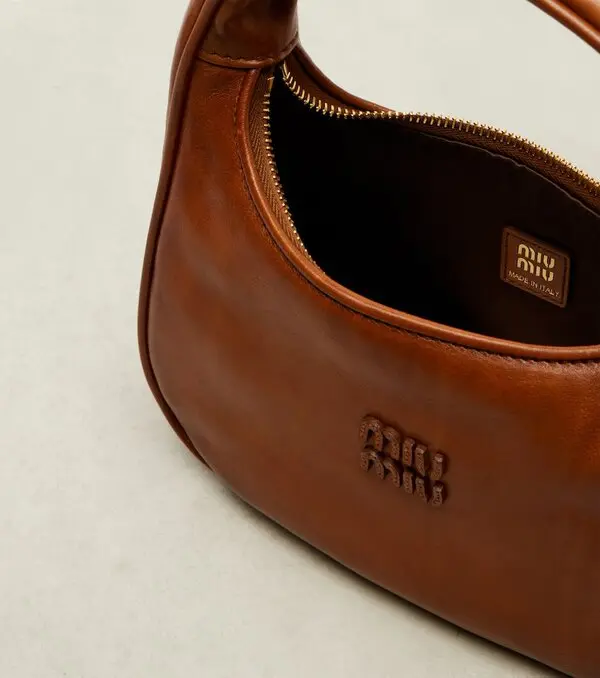 Miu Miu Wander Leather Shoulder Bag