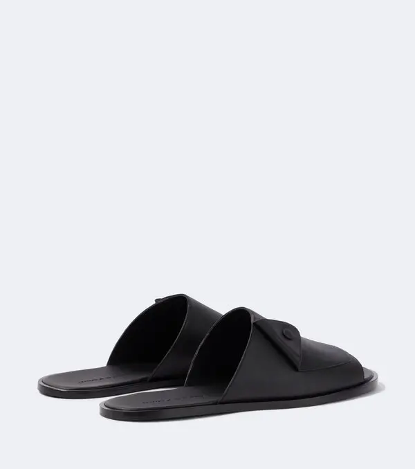 Manolo Blahnik Lino Leather Sandals