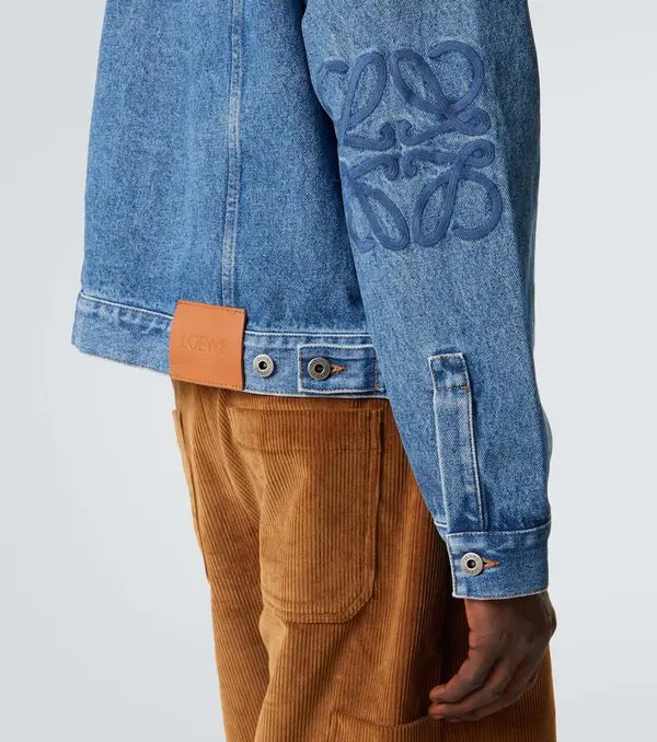 Loewe Anagram Denim Jacket - Blue