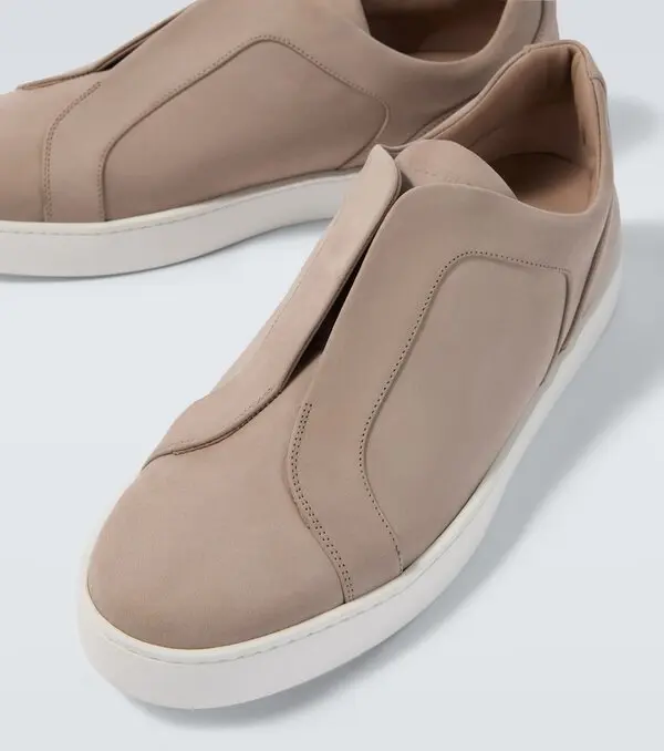 Manolo Blahnik Agilio Suede Sneakers