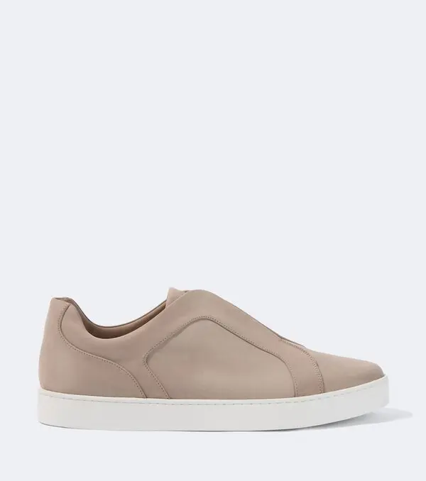 Manolo Blahnik Agilio Suede Sneakers - Beige