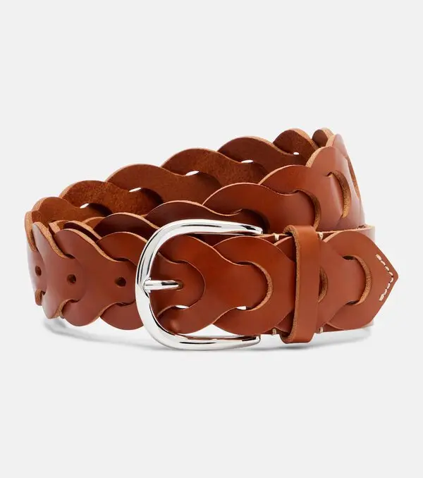 Isabel Marant Edena Leather Belt - Brown