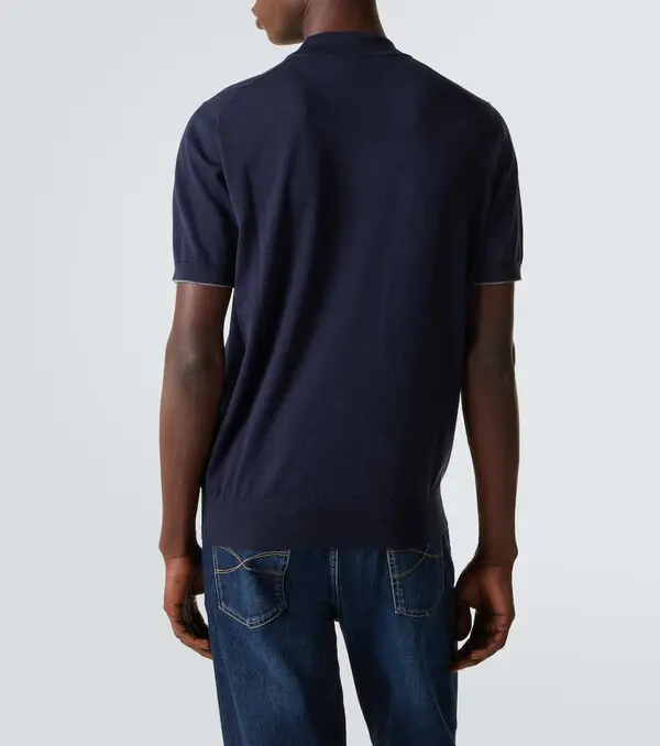 Brunello Cucinelli Cotton Sweater - Blue