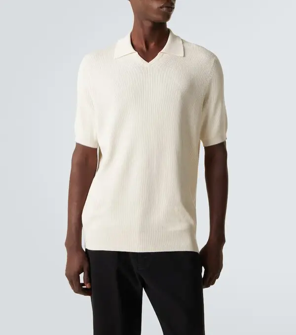 Brunello Cucinelli Cotton Polo Shirt - White