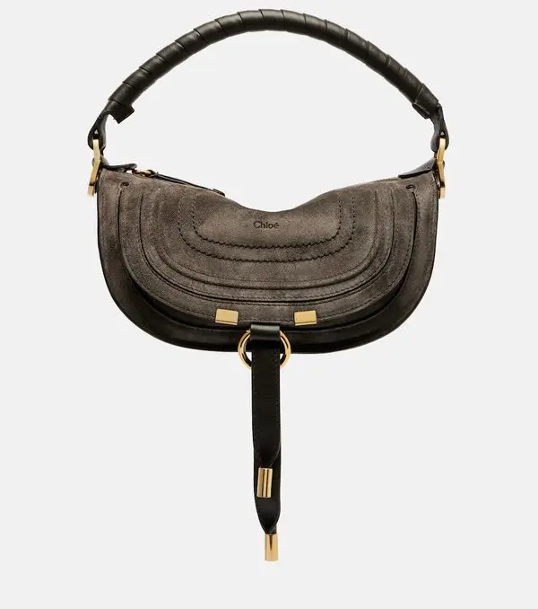 Chloé Marcie Mini Shoulder Bag - Brown