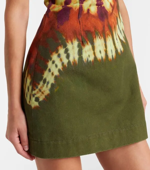 ALEMAIS Alémais Marilyn Dyed Denim Mini Dress