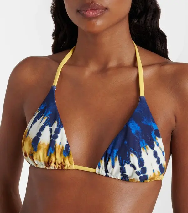 ALEMAIS Alémais Martine Printed Bikini Top