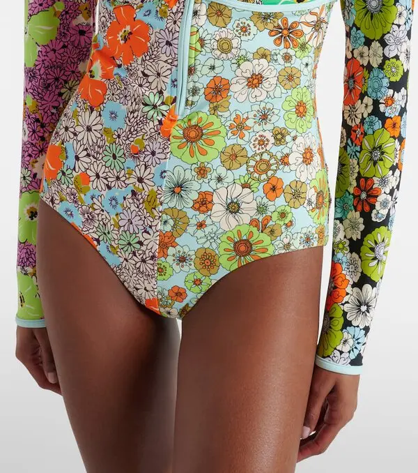 ALEMAIS Alémais Orange Blossom Floral Rashguard