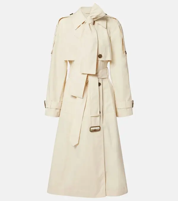 Burberry Belted Trench Coat - Beige