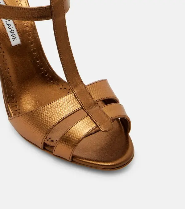 Manolo Blahnik Retaux 105 Leather Slingback Sandals