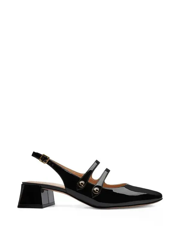COACH Mary Jane Block Heel Pumps