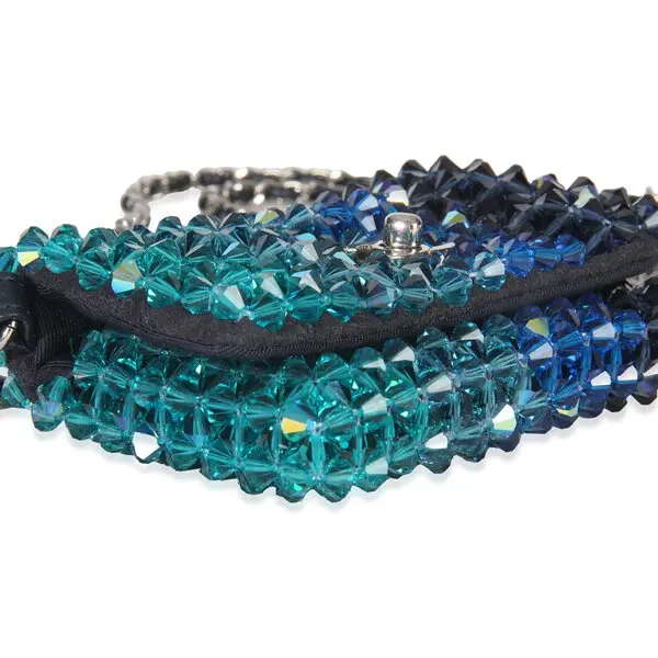 Chanel Ombre Beaded Micro Clutch On Chain