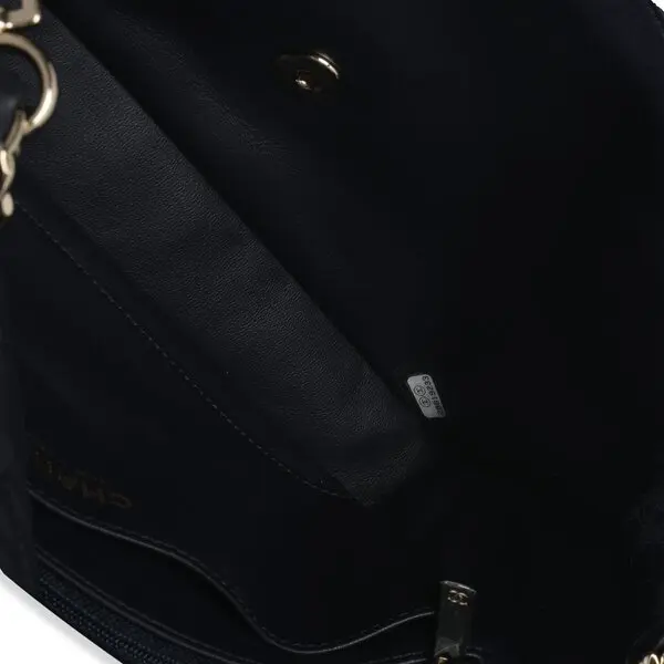 Chanel Shearling Quilted Lambskin Flap Bag