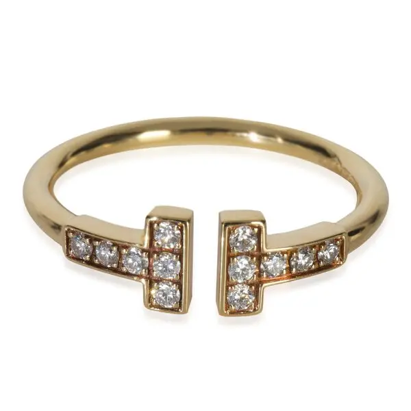 Tiffany & Co. T Wire Diamond Ring - Yellow_gold