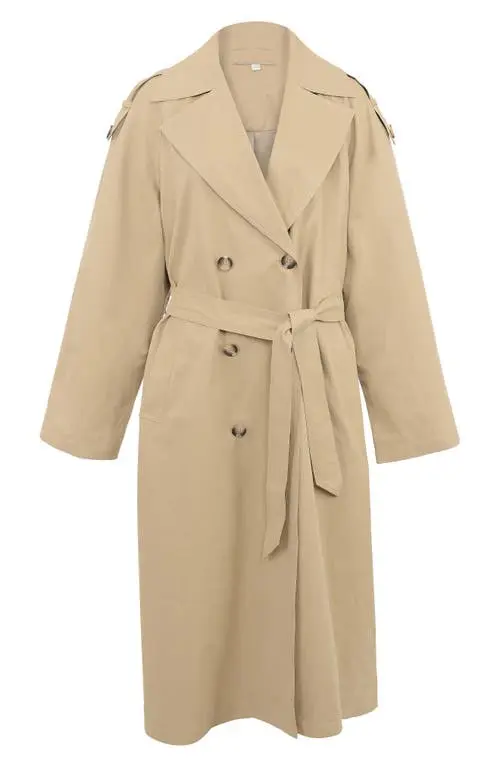 House Of Cb Marais Double-breasted Trench Coat