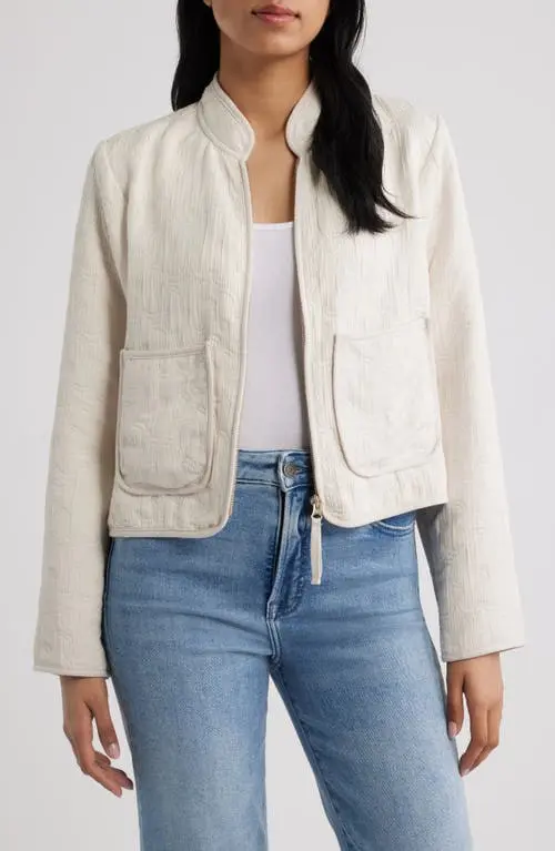 Splendid Dahlia Quilted Jacket - Moonstone Grey