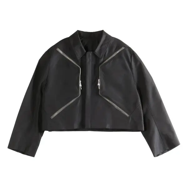 Rick Owens Heizer Mac Jacket - Black