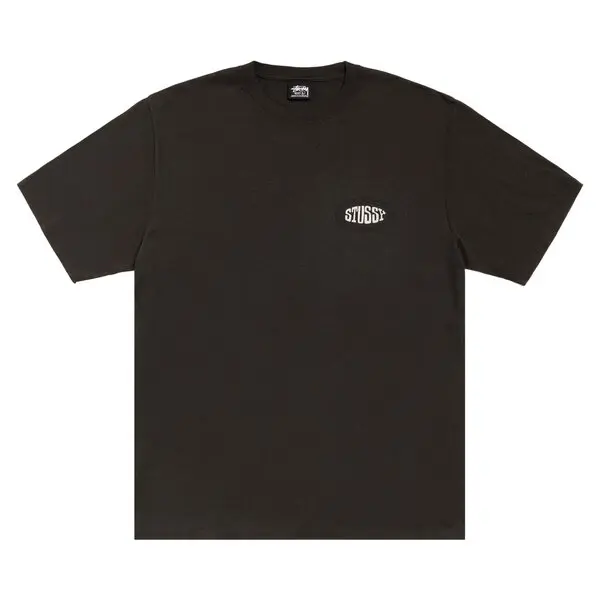 StÜssy Tile Oval Tee - Black