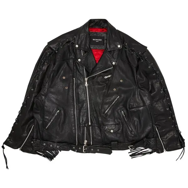 Balenciaga Upcycled Biker Jacket