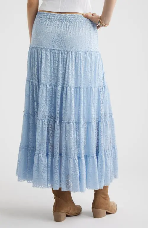 Bp. Lace Maxi Skirt - Blue Bird