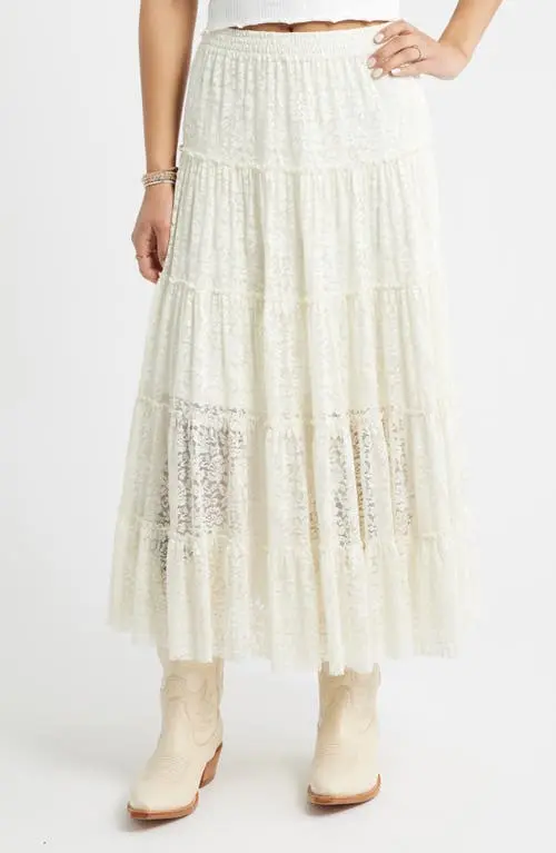 Bp. Lace Maxi Skirt - Ivory