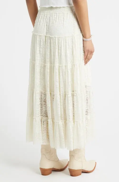 Bp. Lace Maxi Skirt - Ivory