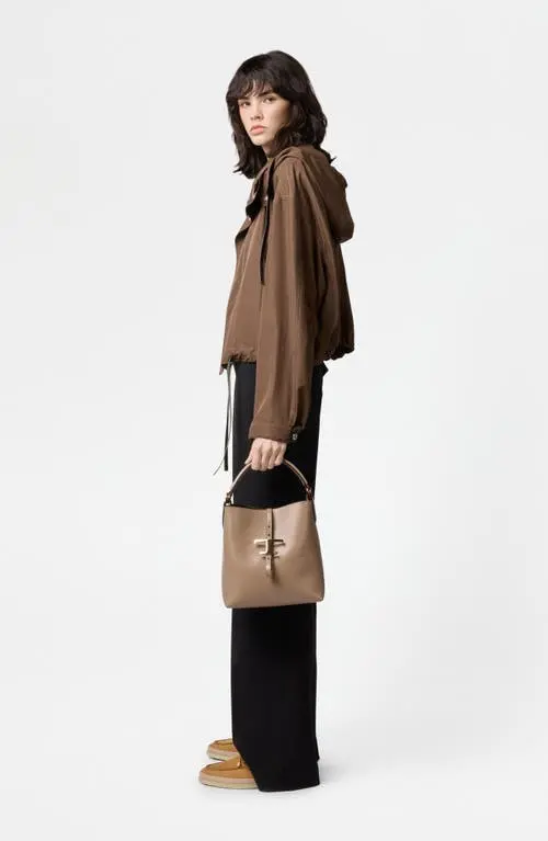 TOD'S T Timeless Leather Bucket Bag