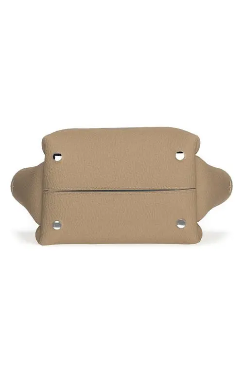 TOD'S T Timeless Micro Top Handle Bag - Naturale/flan