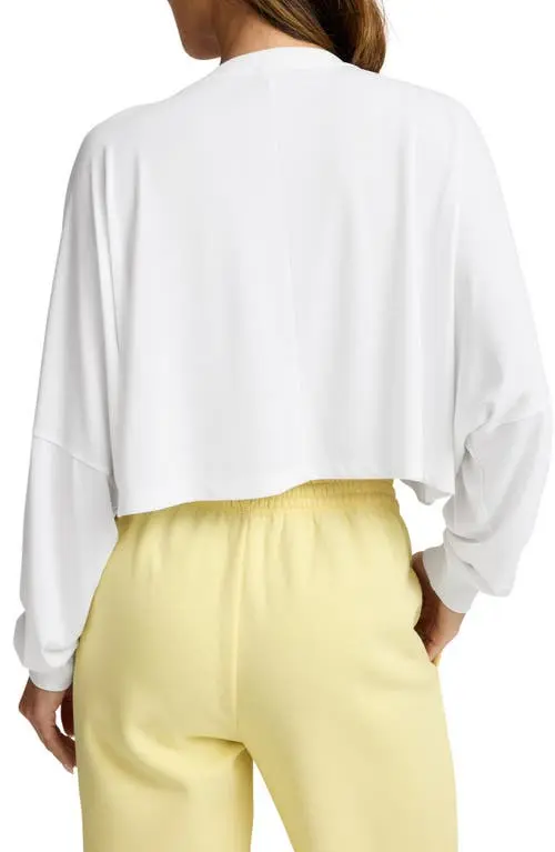 Beyond Yoga Studio Knit Long Sleeve T-shirt - White