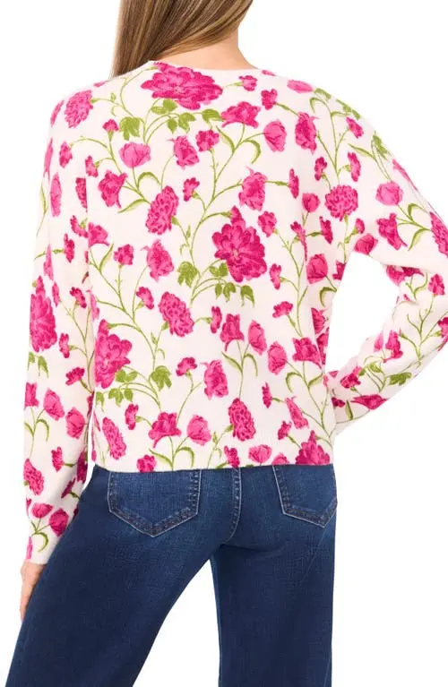 CECE DUPRAZ Floral Crewneck Sweater