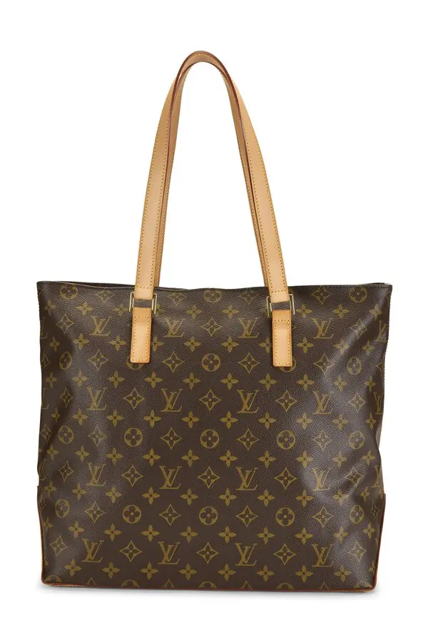 LOUIS VUITTON Monogram Cabas Mezzo Tote