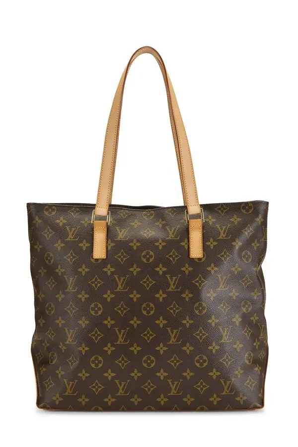 LOUIS VUITTON Monogram Cabas Mezzo Tote
