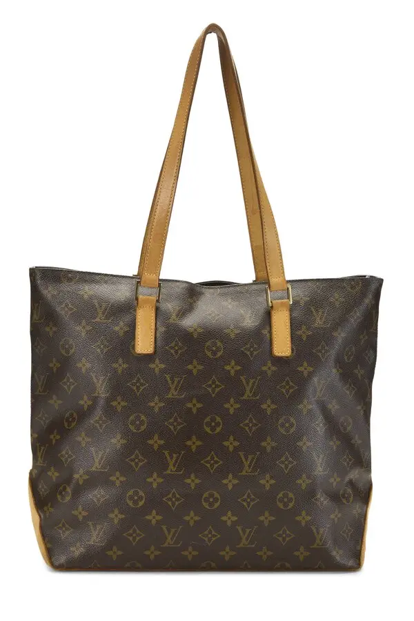 LOUIS VUITTON Monogram Cabas Mezzo Tote