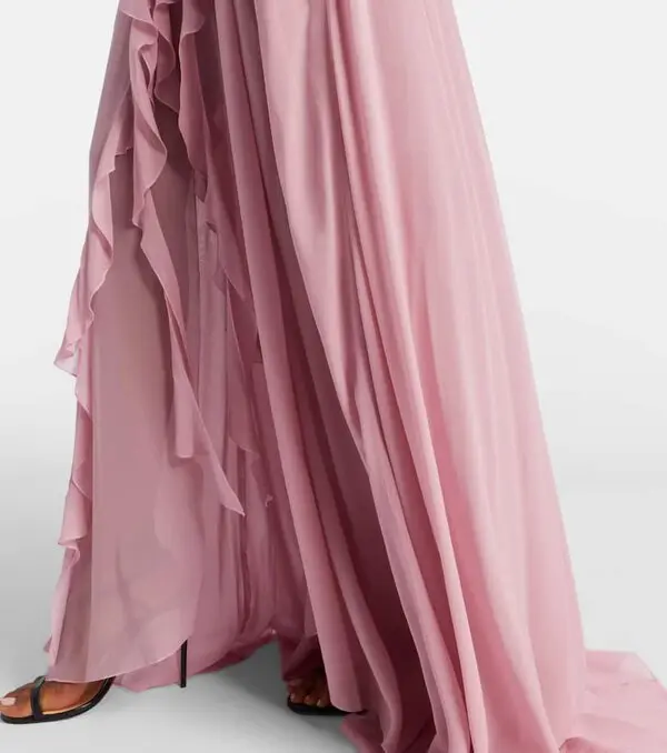 Blumarine Georgette Gown - Pink