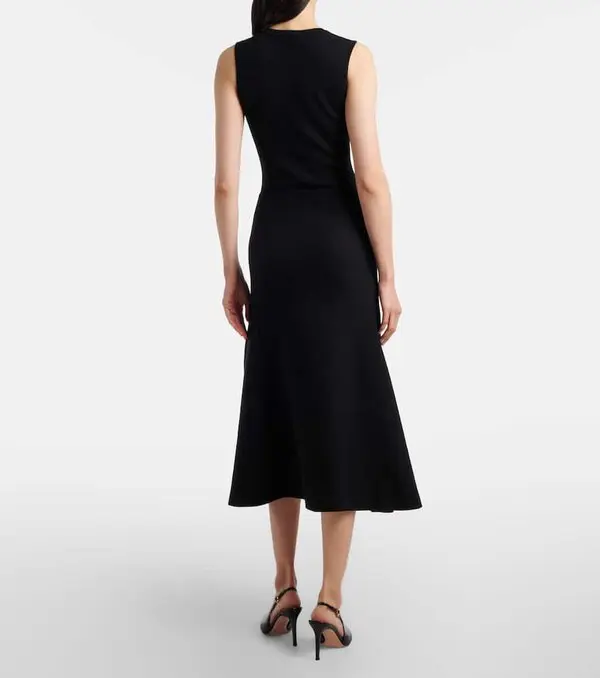 Erdem Floral Jacquard Midi Dress