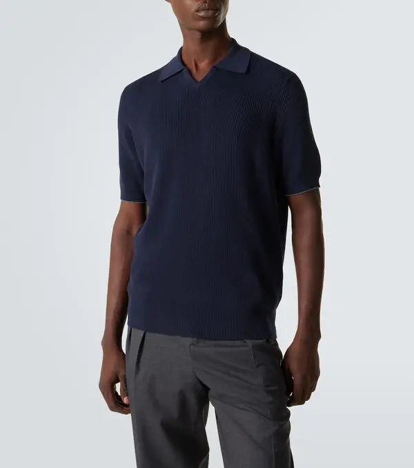 Brunello Cucinelli Cotton Polo Shirt