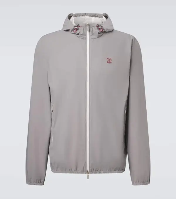 Brunello Cucinelli Logo Jacket - Grey