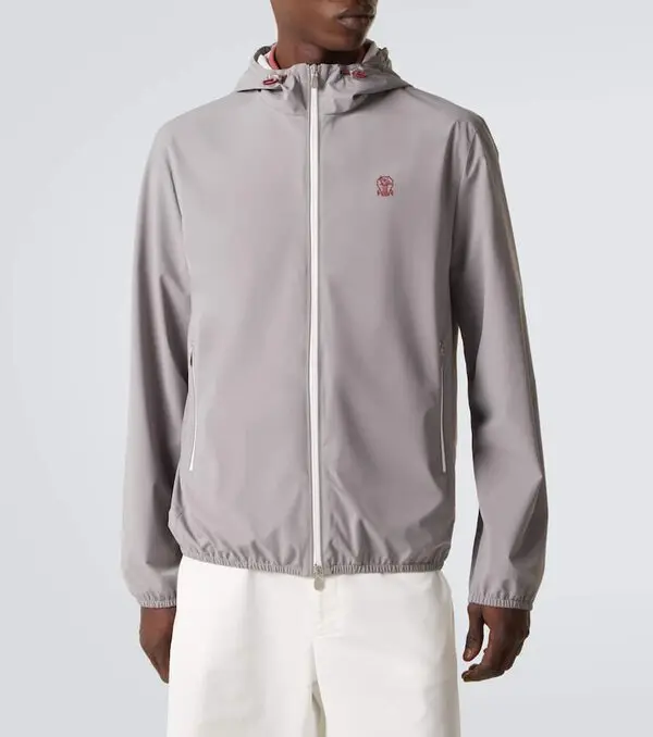 Brunello Cucinelli Logo Jacket - Grey